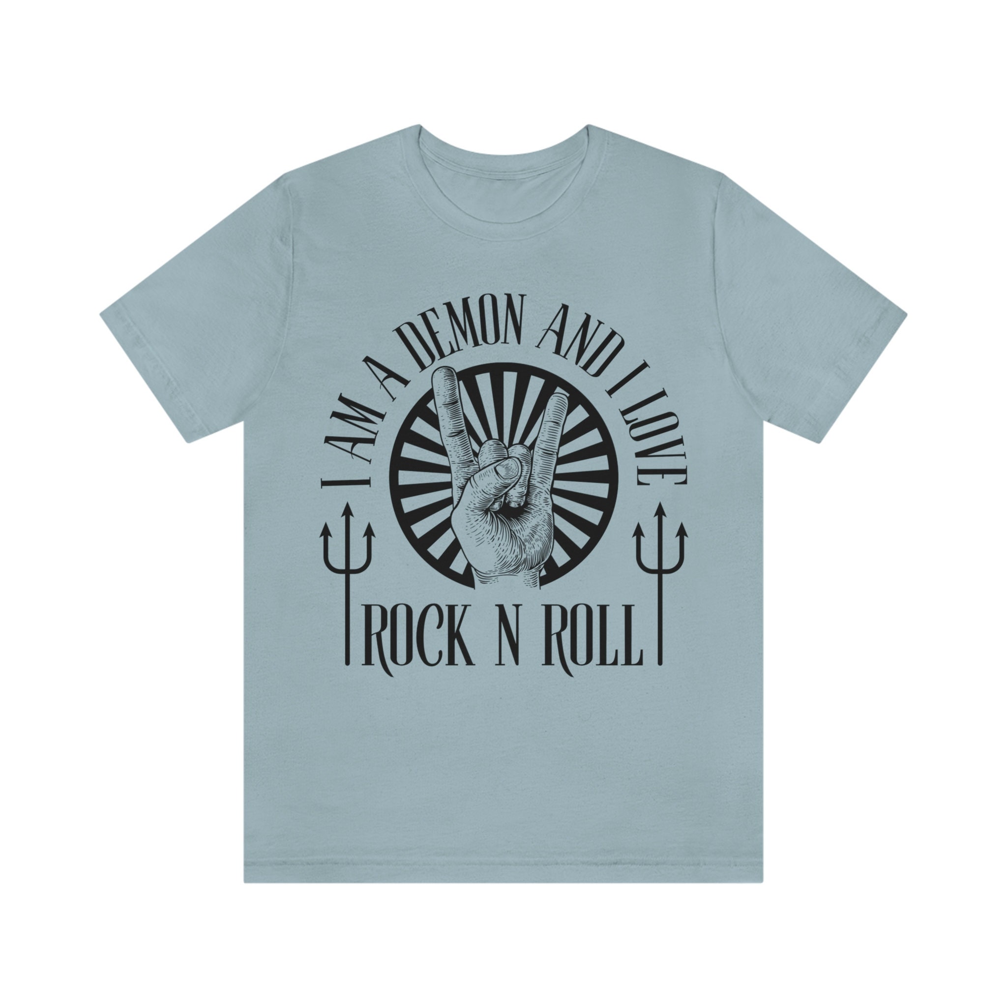 I Am a Demon and I Love Rock N Roll T Shirt Unisex Jersey - Etsy