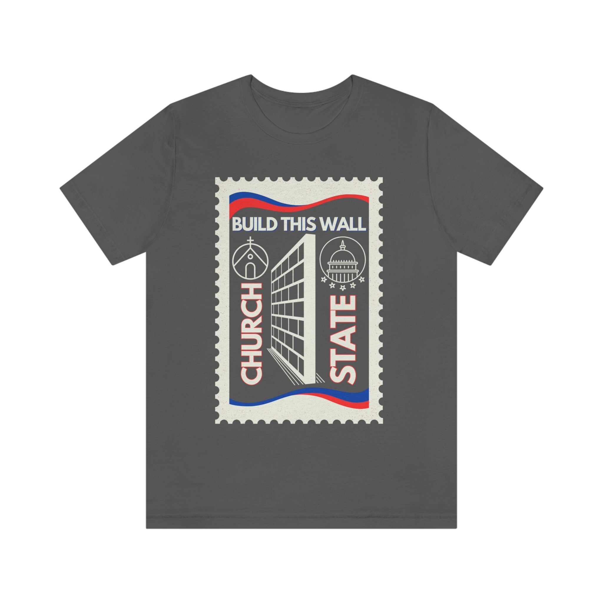 Build This Wall, Separation of Church and State T Shirt - Unisex Jersey ...