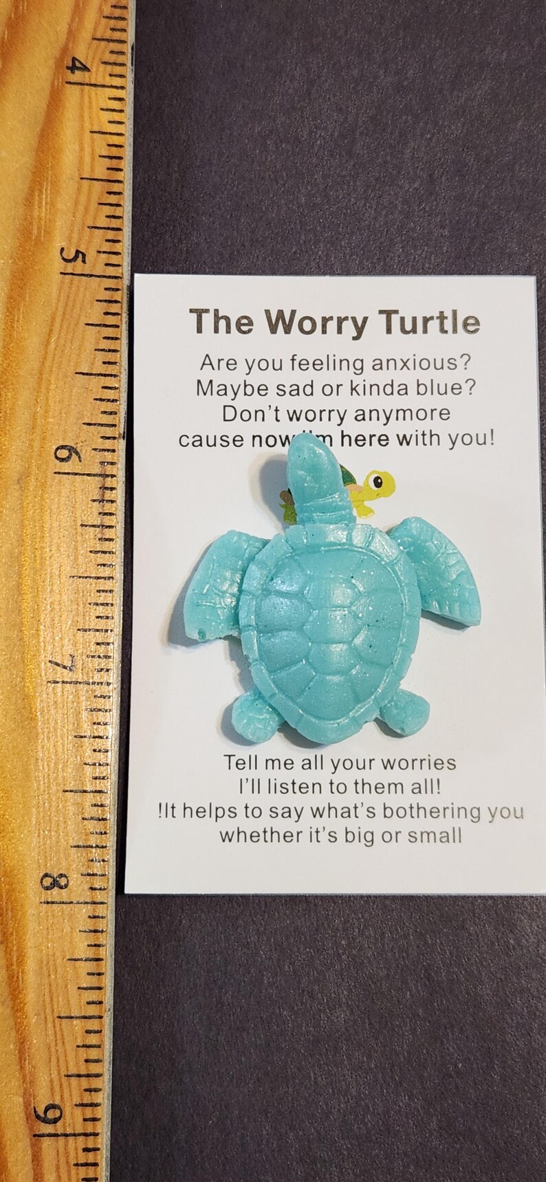 The Worry Turtle Friend - Etsy