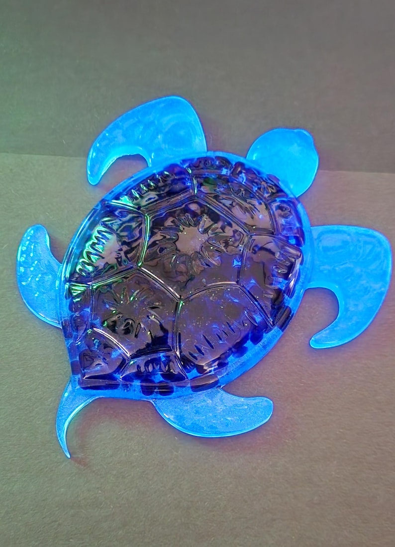 Glow in the Dark Turtle, Desk Decor, Paperweight - Etsy