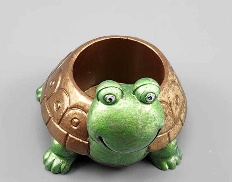 Small Turtle Succulent Planter, House Decor - Etsy