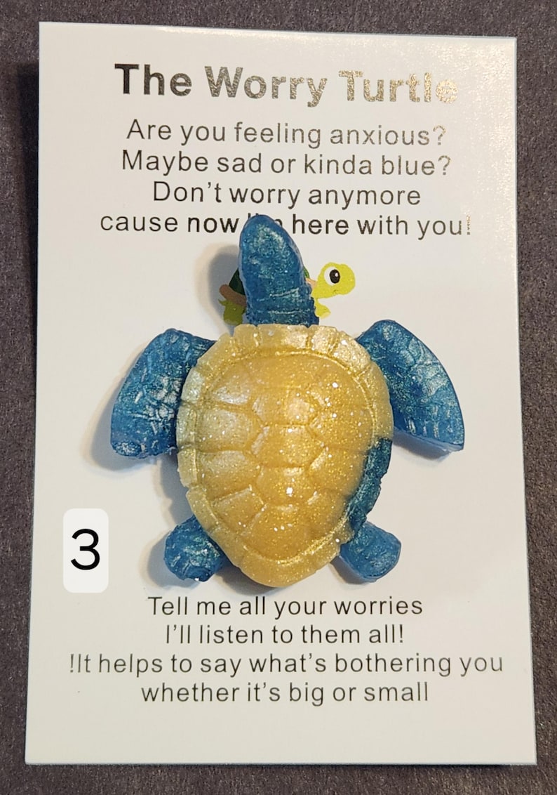 The Worry Turtle Friend - Etsy