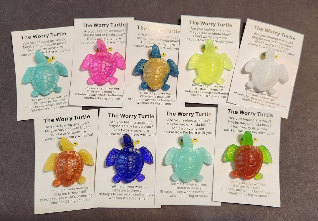 The Worry Turtle Friend - Etsy