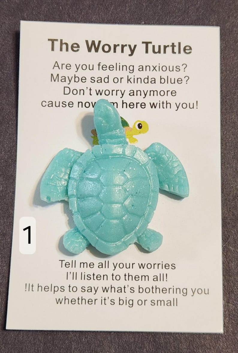 The Worry Turtle Friend - Etsy
