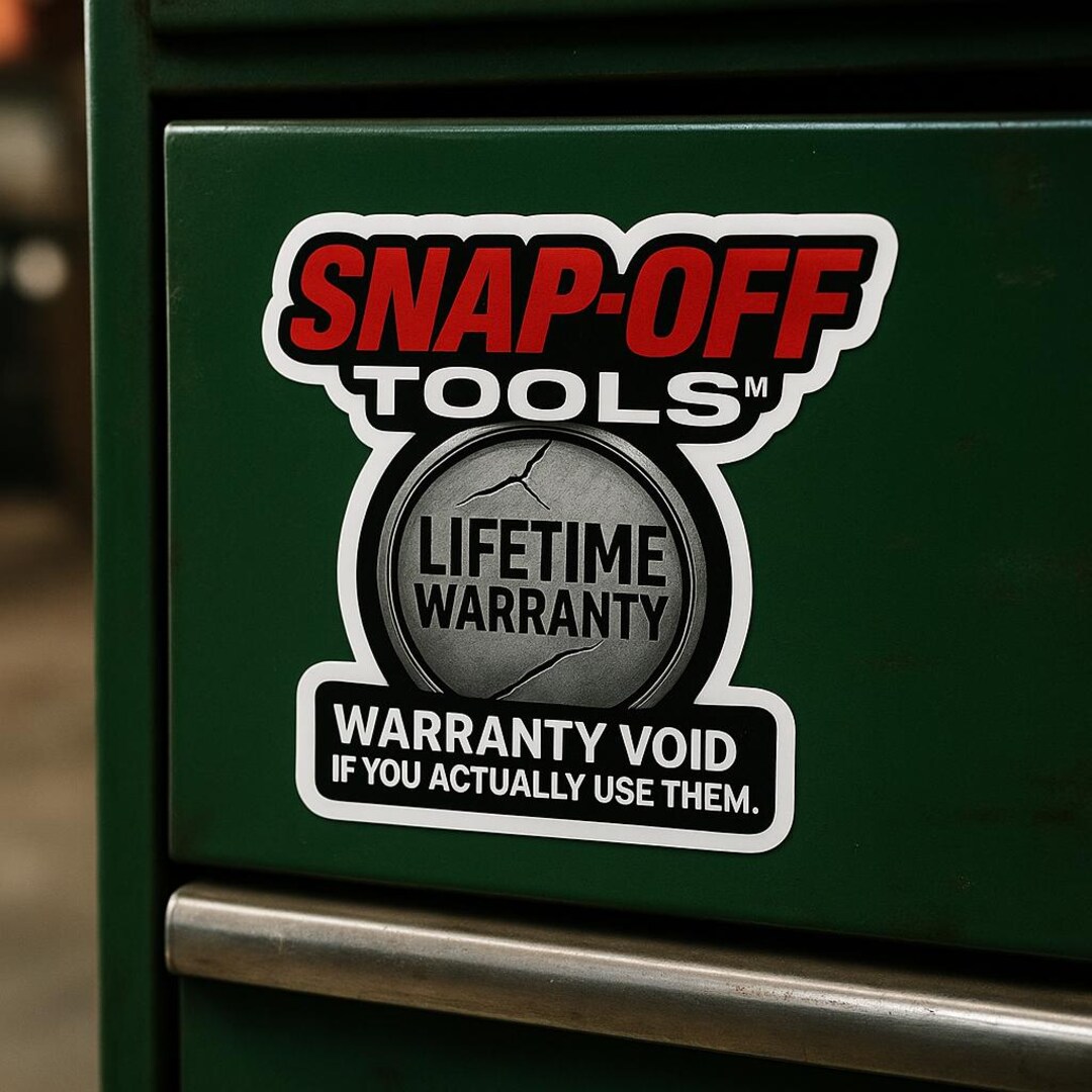 Humorous Auto Mechanic Sticker, Toolbox Decoration - Etsy