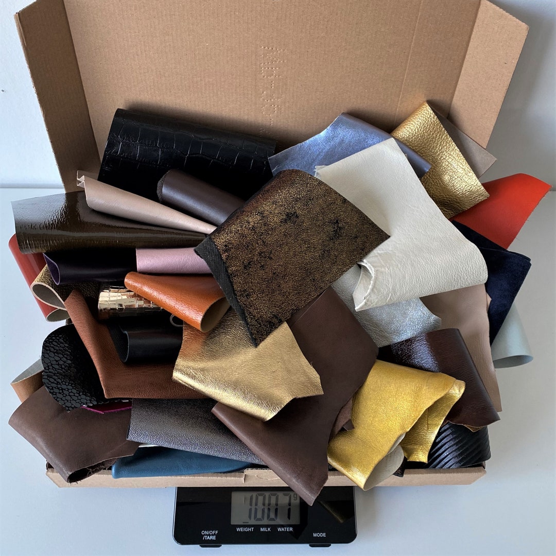Leather Scraps Colorful Leather Pieces, Genuine Leather Soft Nappa ...