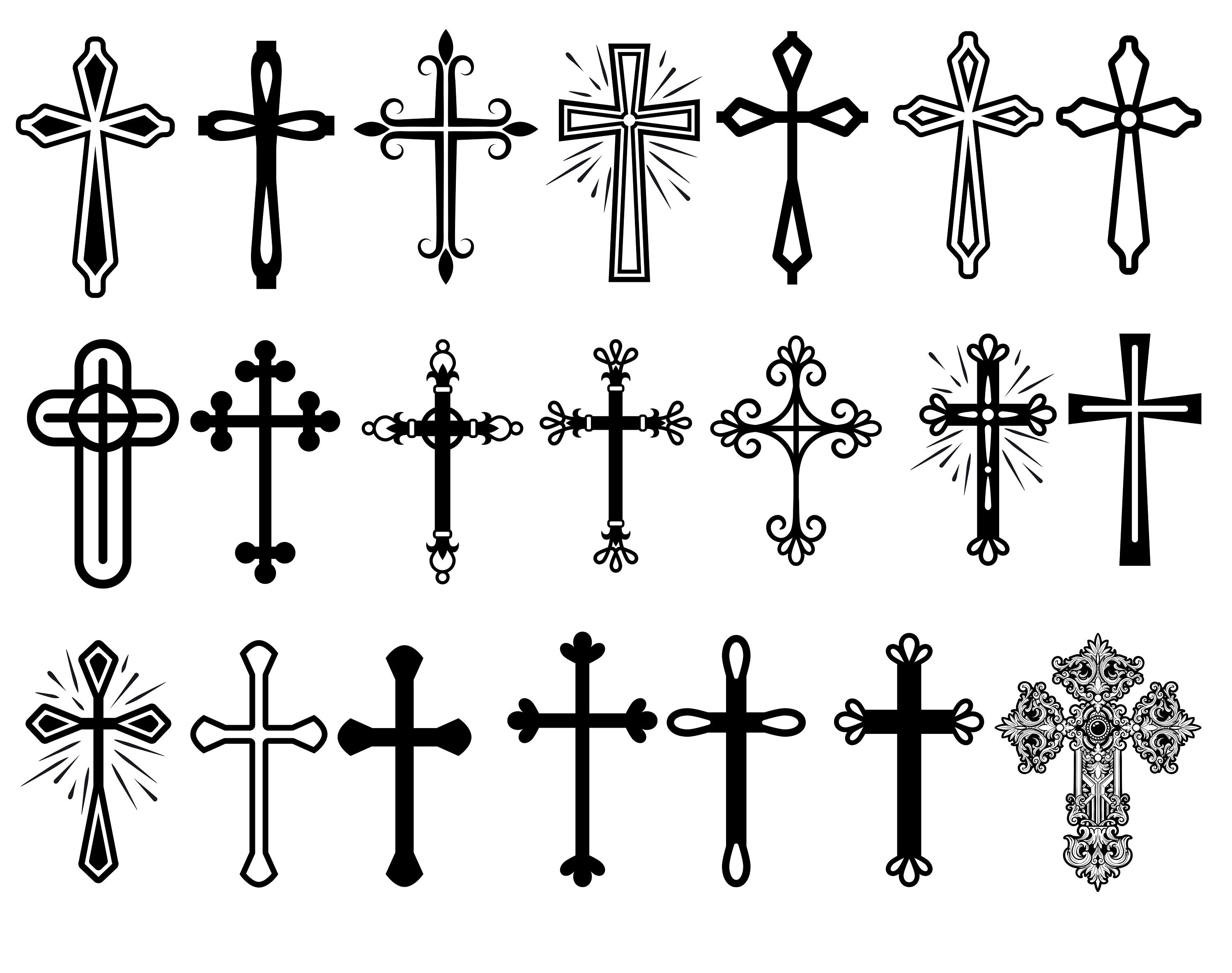 70+ Design, CROSS BUNDLE SVG Files, Cross Cut Files , Cross Clipart ...