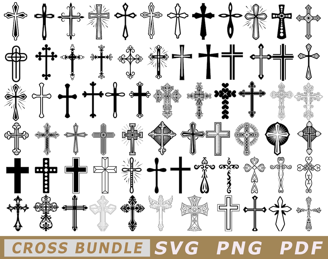 70+ Design, CROSS BUNDLE SVG Files, Cross Cut Files , Cross Clipart ...