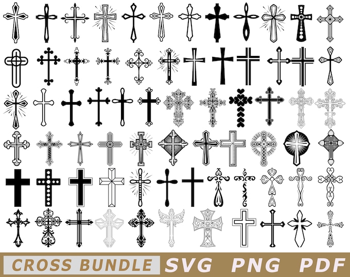 70+ Design, CROSS BUNDLE SVG Files, Cross Cut Files , Cross Clipart ...