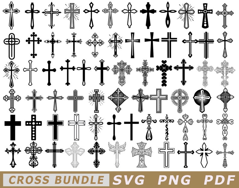 70+ Design, CROSS BUNDLE SVG Files, Cross Cut Files , Cross Clipart ...
