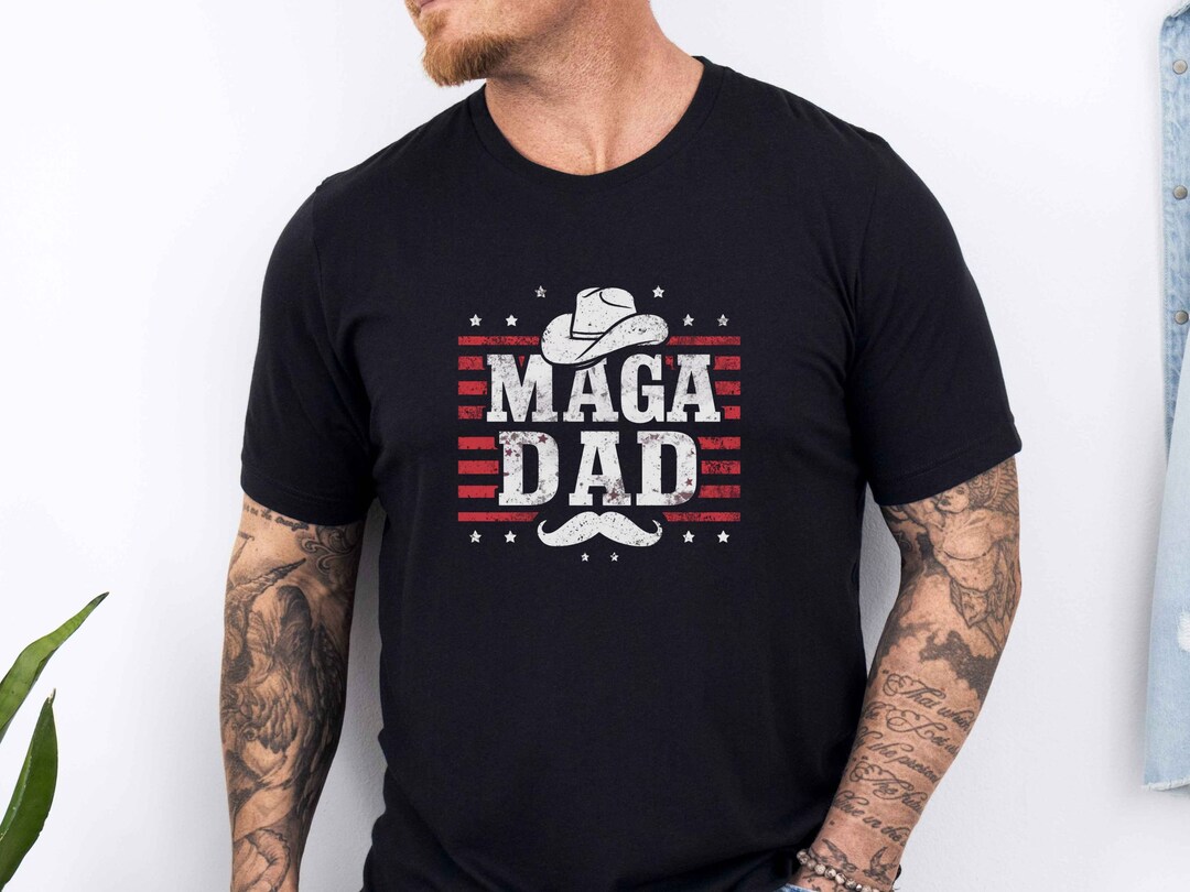 MAGA Dad Shirt for Pro-trump Dads on Father's Day, Anti-biden, Anti ...