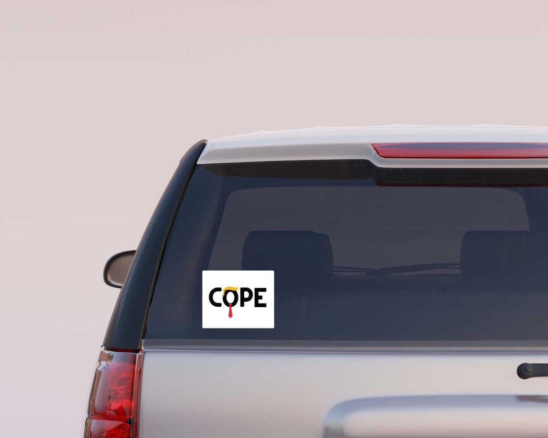 Vinyl Decal Sticker, Pro Trump Cope Decal for Car, Laptop, Water Bottle ...