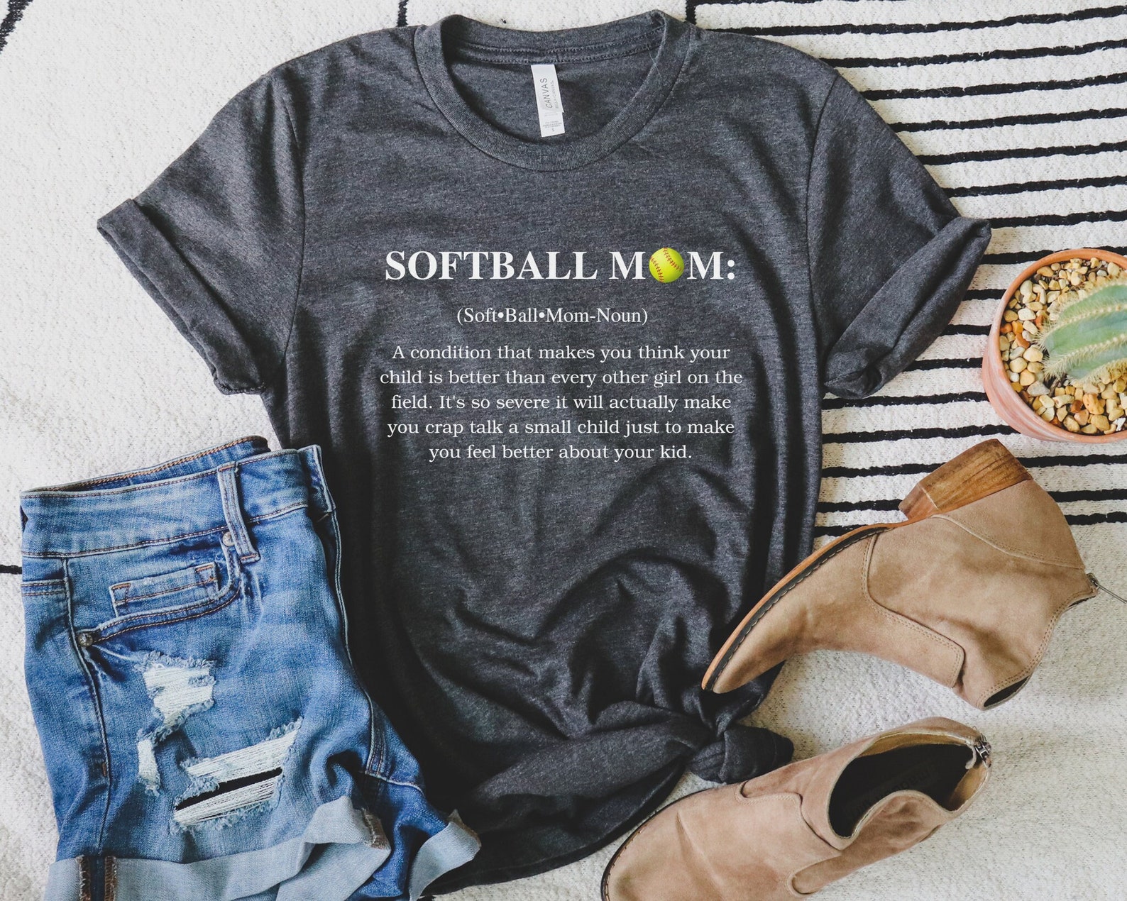 Softball Mama Softball Mom Gift Baseball Season Baseball-lover Gift-for ...