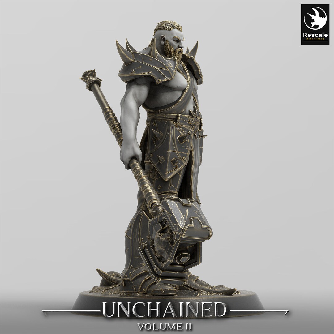 Unchained Ranger Hammertwo Pack/ Rescale Miniatures/ Dnd/ Pathfinder - Etsy