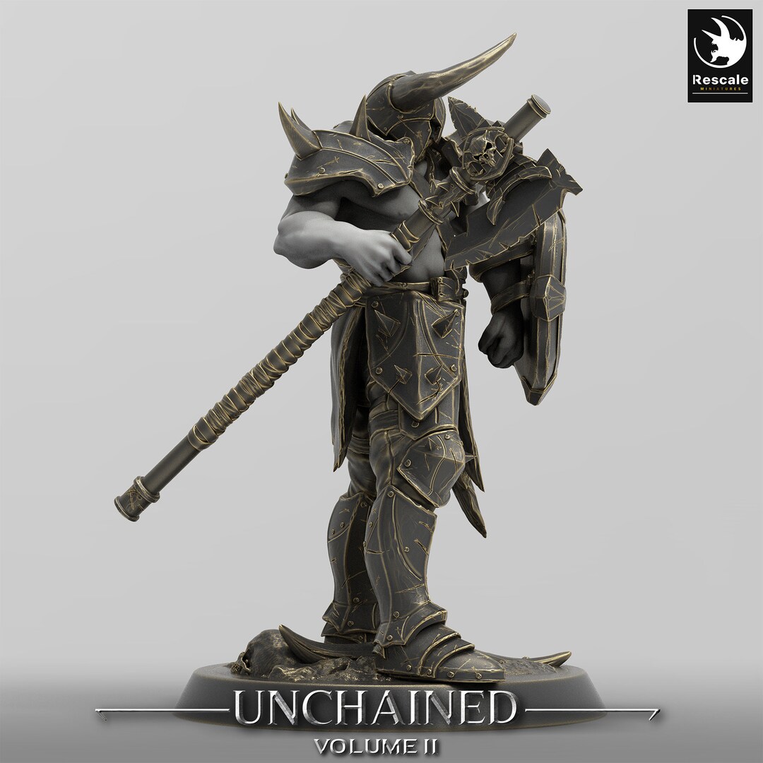 Unchained Ranger Axe2 Pack/ Rescale Miniatures/ Dnd/ Pathfinder - Etsy