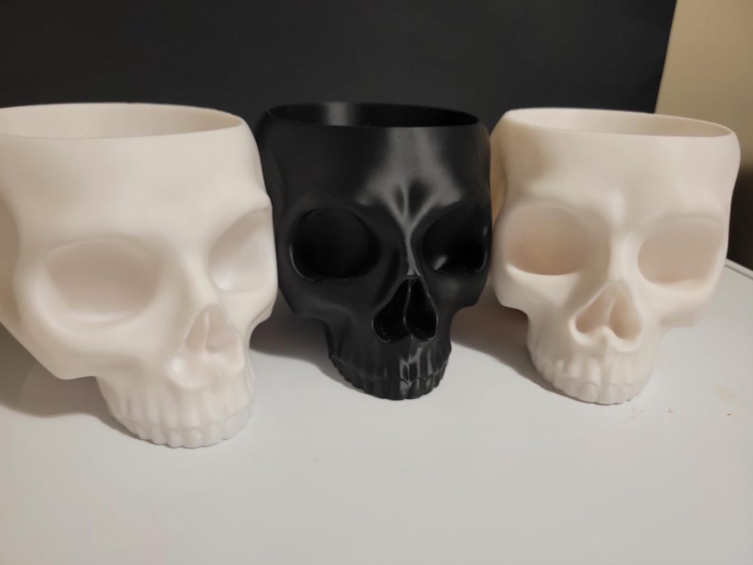 3D Printed PLA Skull Candy Dish/decor - Etsy