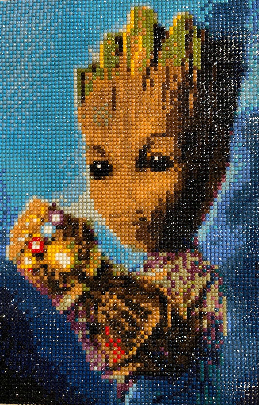 5D Diamond Painting Finished Disneys Groot - Etsy