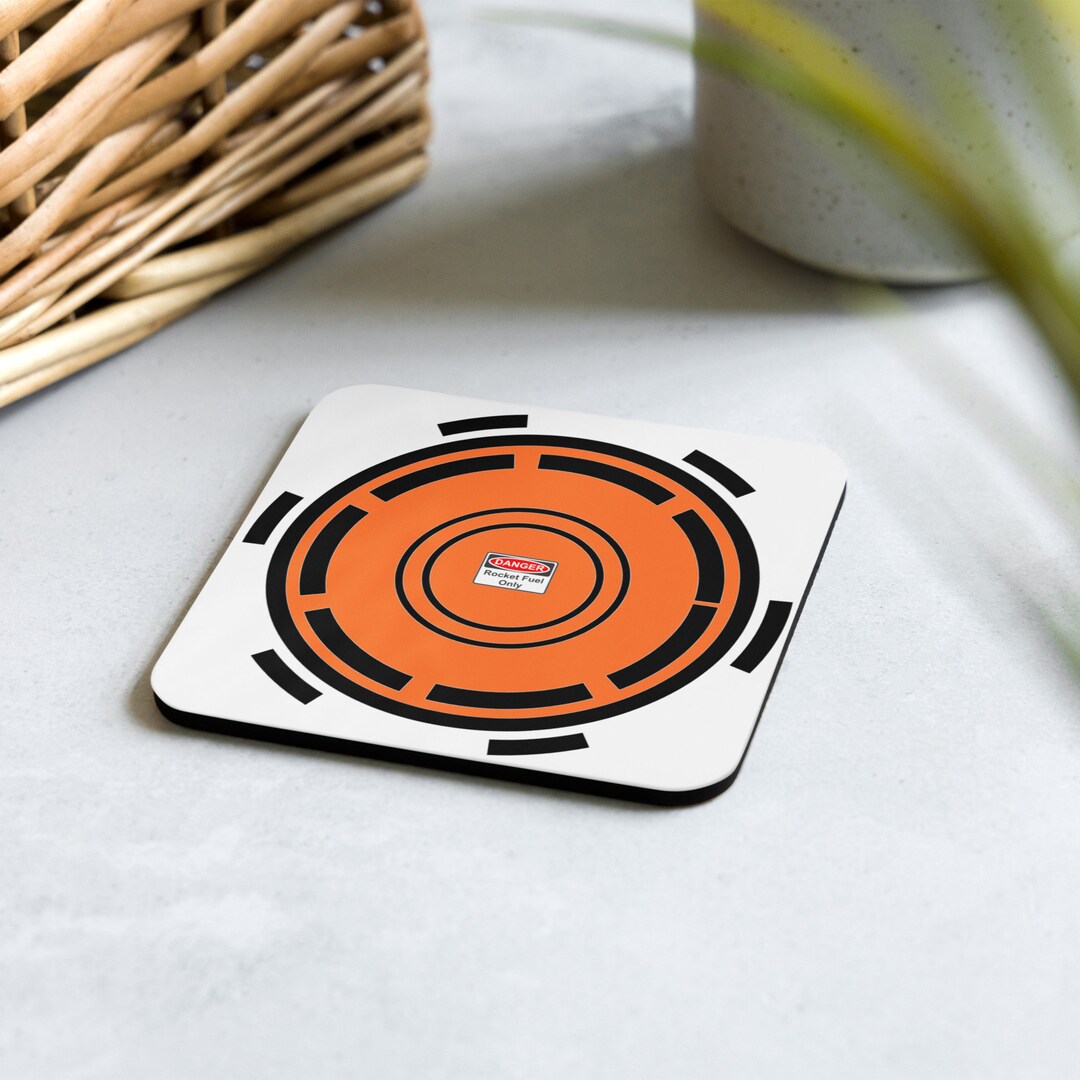 Rocket Juice Launch & Landing Pad Coaster orange - Etsy
