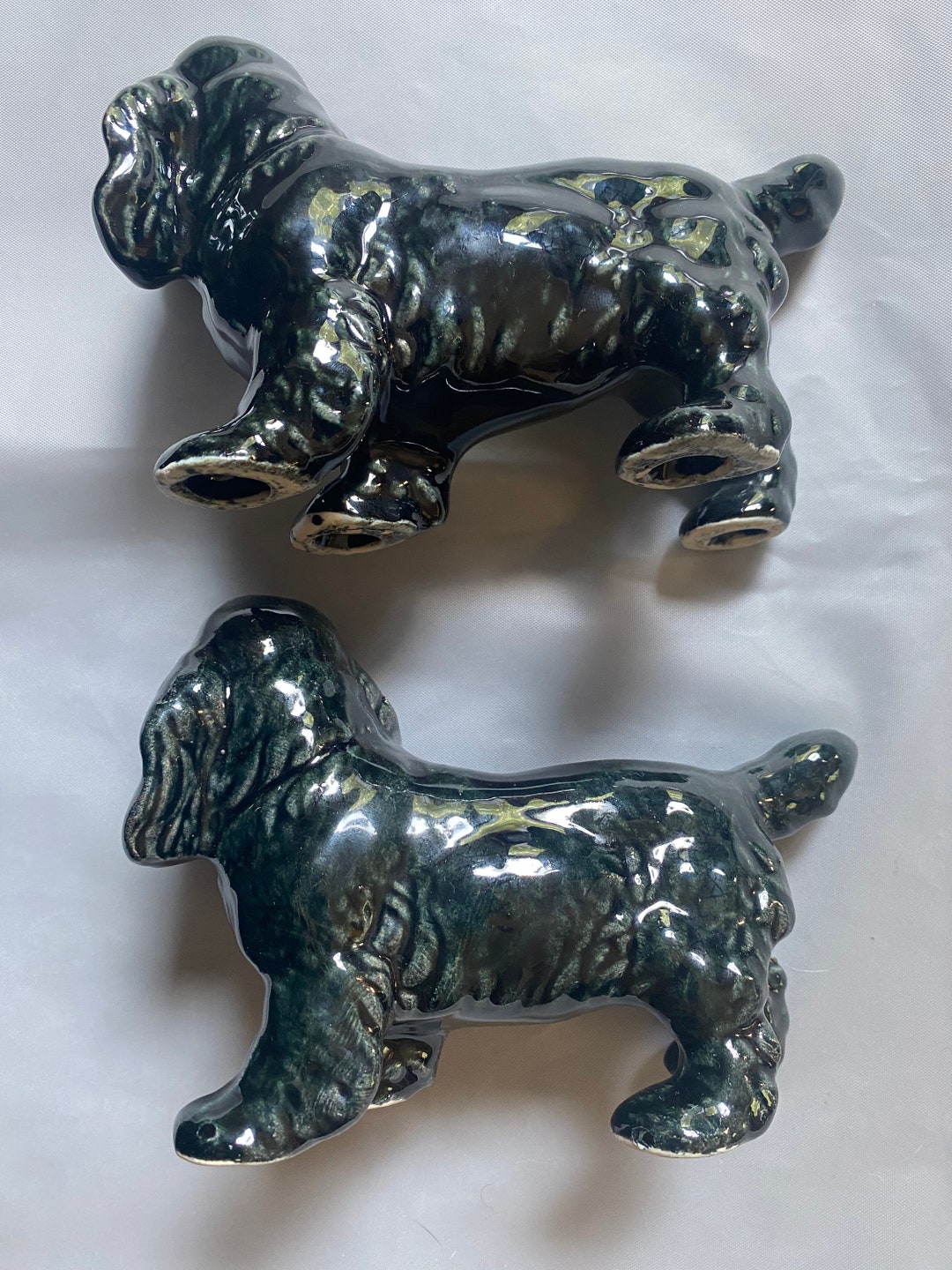 Vintage Ceramic Cocker Spaniel Dog Figurines - Etsy
