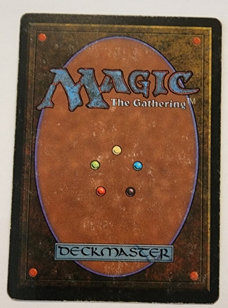 MTG - Magic the Gathering - Revised - Badlands Dual Land - Heavily ...