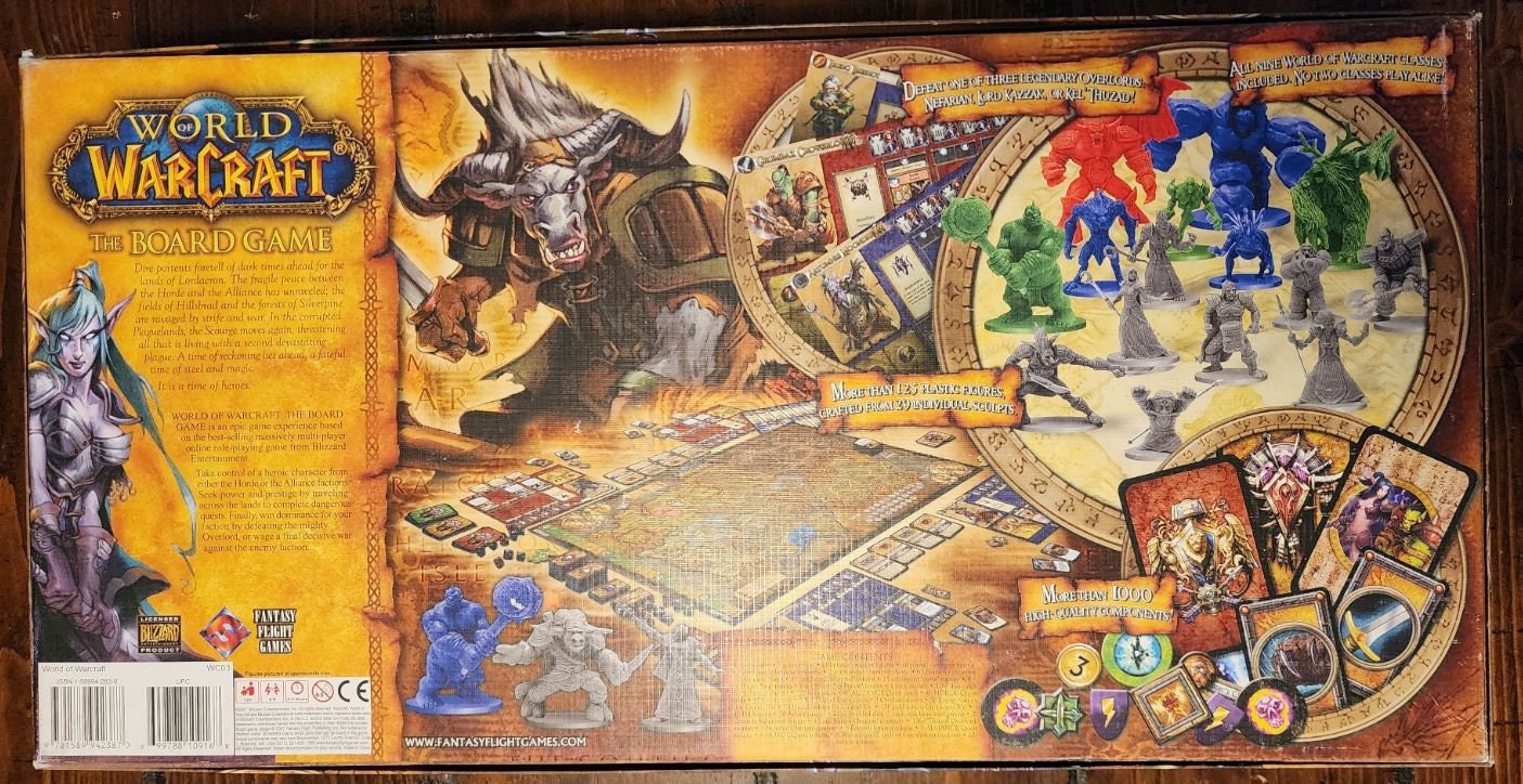 World of Warcraft Board Game - Fantasy Flight Games - Etsy