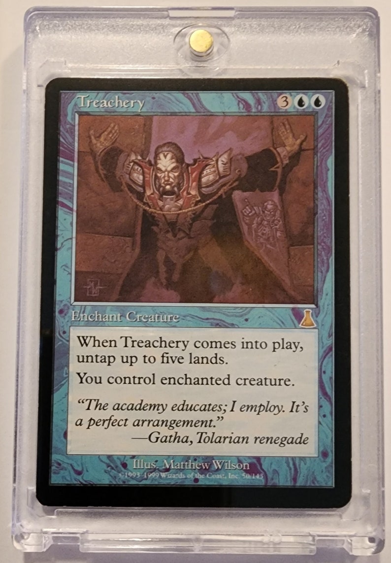 MTG - Magic the Gathering - Urza's Destiny - Treachery - Never Played ...