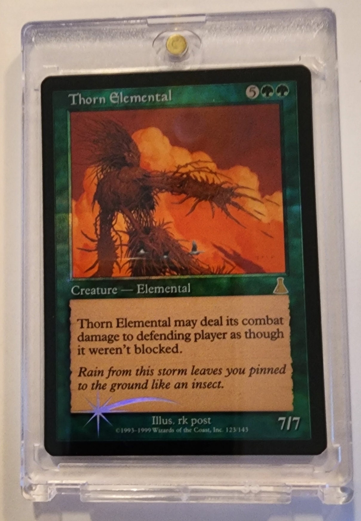 MTG - Magic the Gathering - Urza's Destiny - Thorn Elemental (FOIL ...