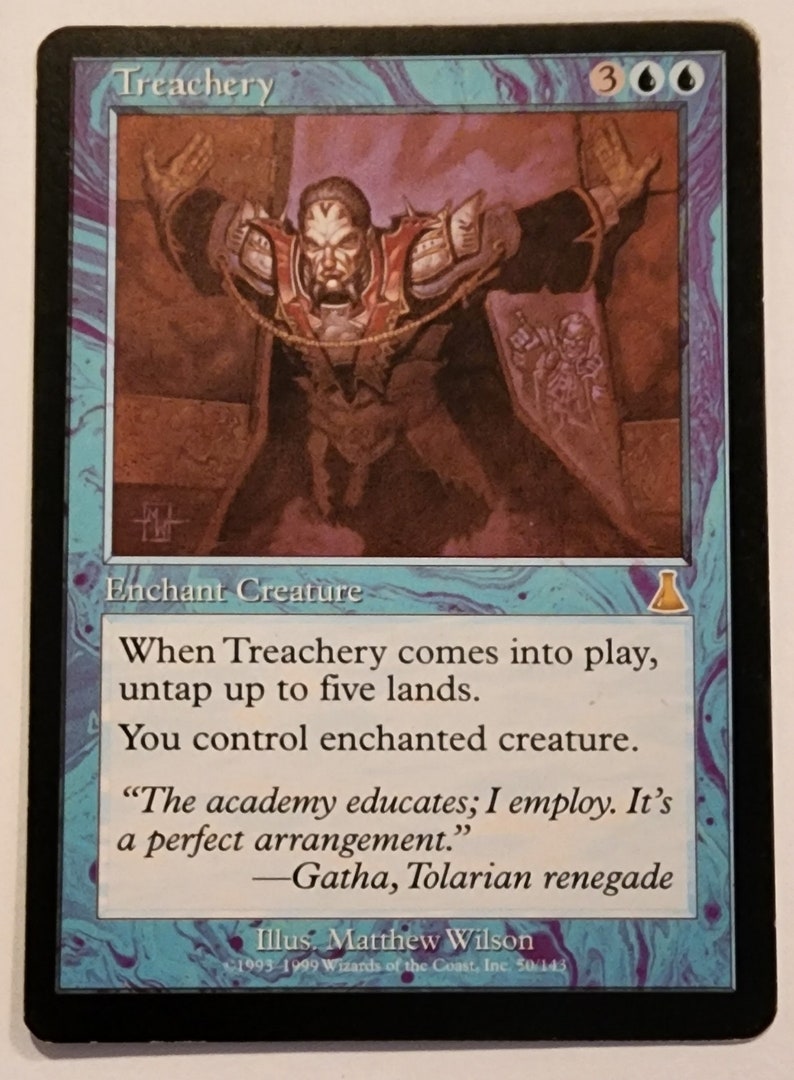 MTG - Magic the Gathering - Urza's Destiny - Treachery - Never Played ...