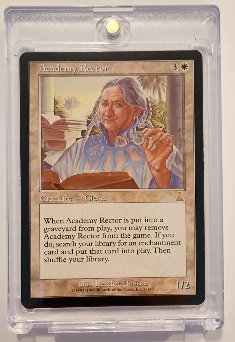 MTG - Magic the Gathering - Urza's Destiny - Academy Rector - Never ...