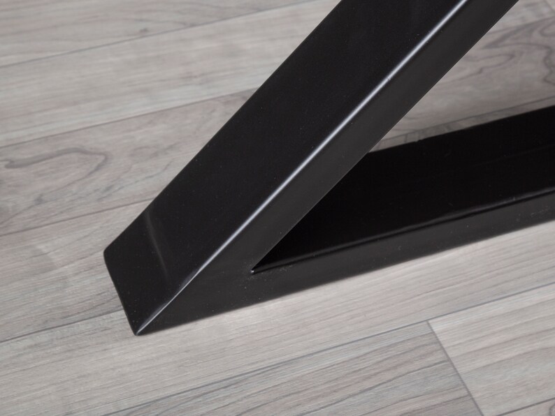 UNIQUE X Metal Table Legs (set of 2) - Metal Laser Cut Special Design ...