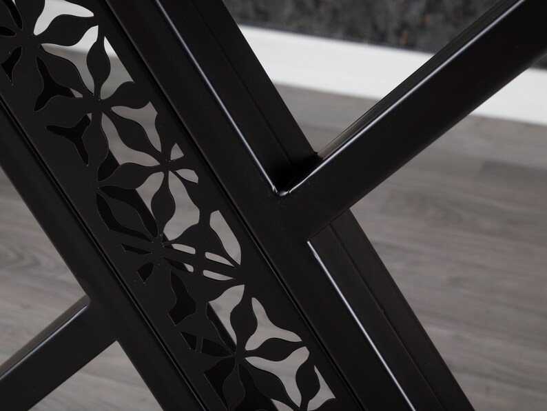 UNIQUE X Metal Table Legs (set of 2) - Metal Laser Cut Special Design ...