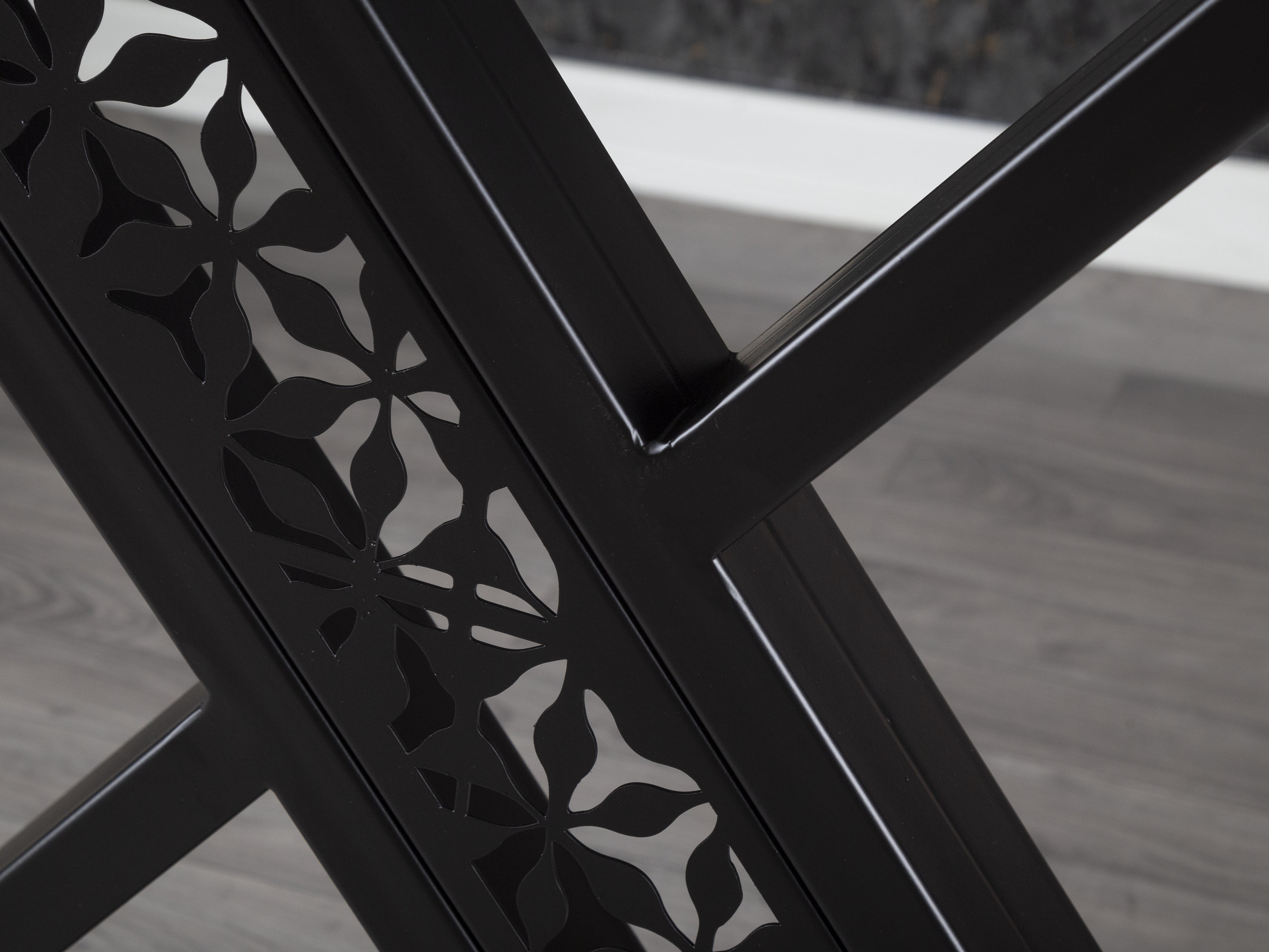 UNIQUE X Metal Table Legs set of 2 Metal Laser Cut Special Design Steel ...