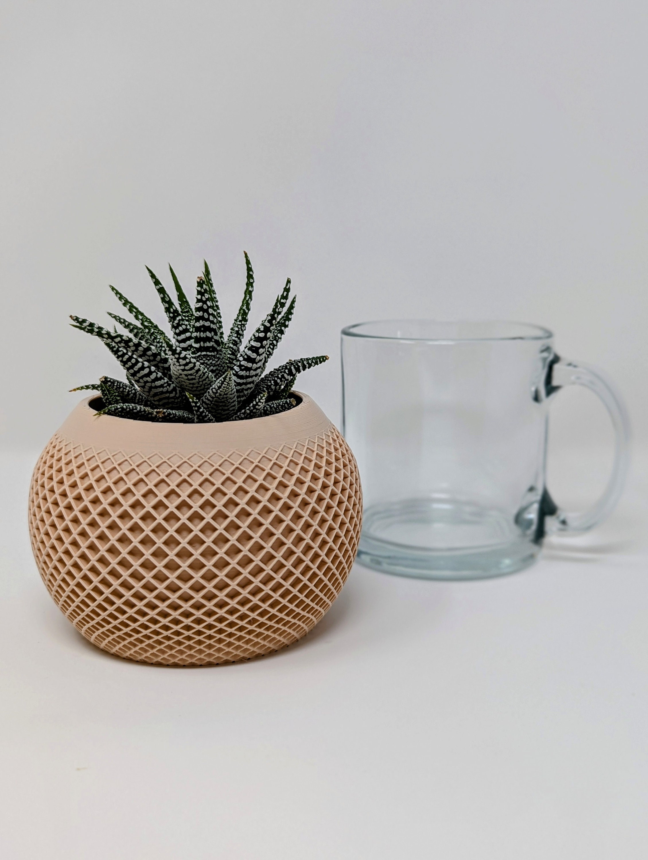 Geometric Planter WEAVE Modern Planter Indoor Pot 3D - Etsy