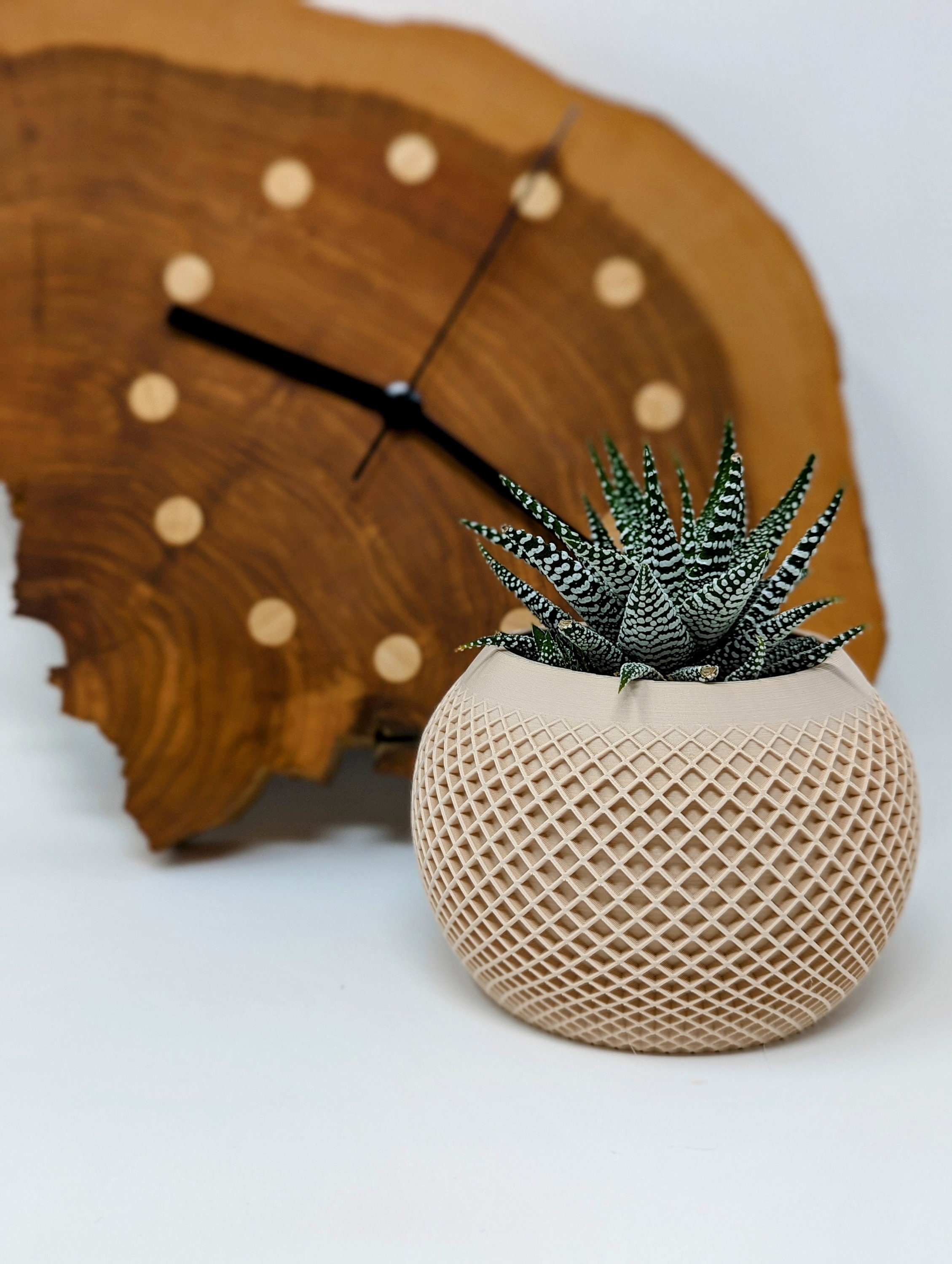Geometric Planter WEAVE Modern Planter Indoor Pot 3D - Etsy