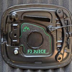 Personalized Toyota FJ Cruiser Gas Cap Holder (OEM Fuel Door Only) 2007 ...