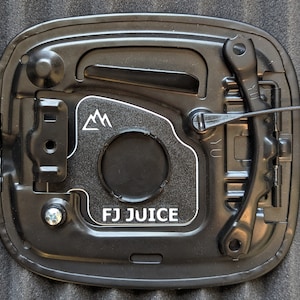 Personalized Toyota FJ Cruiser Gas Cap Holder (OEM Fuel Door Only) 2007 ...