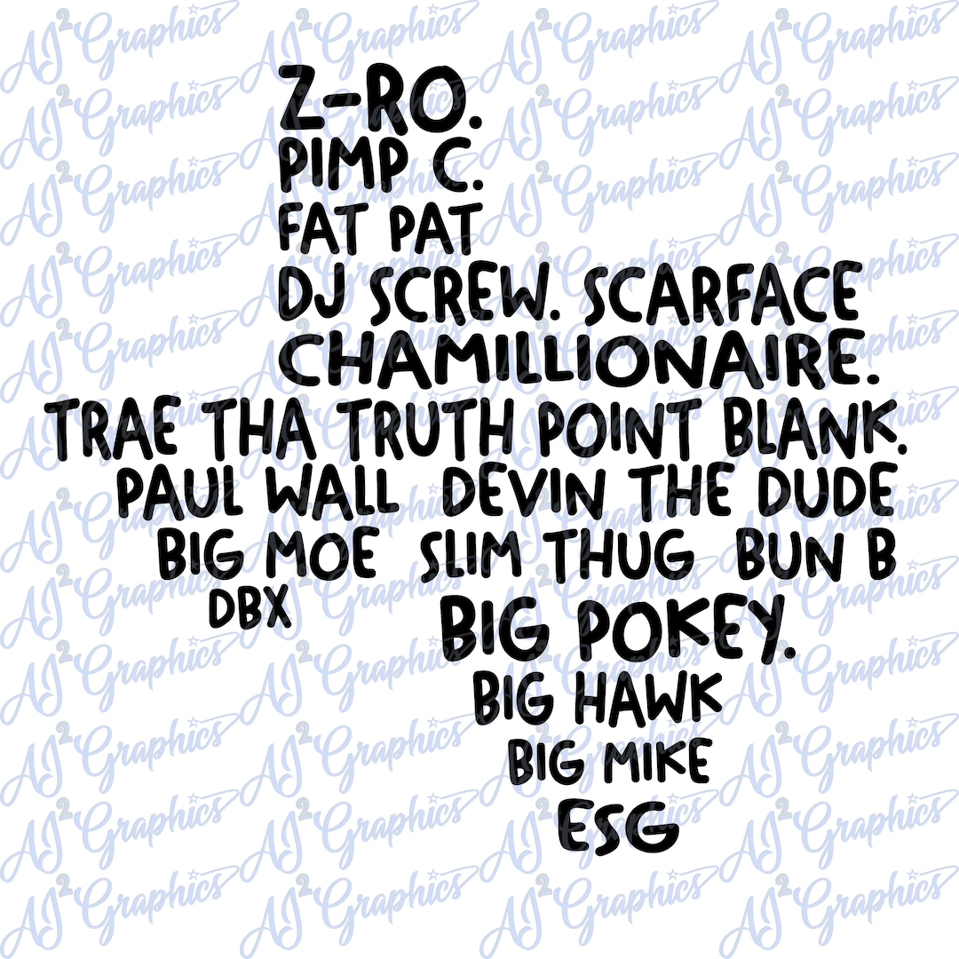 Houston Rappers Texas SVG, PNG, Jpeg - Etsy