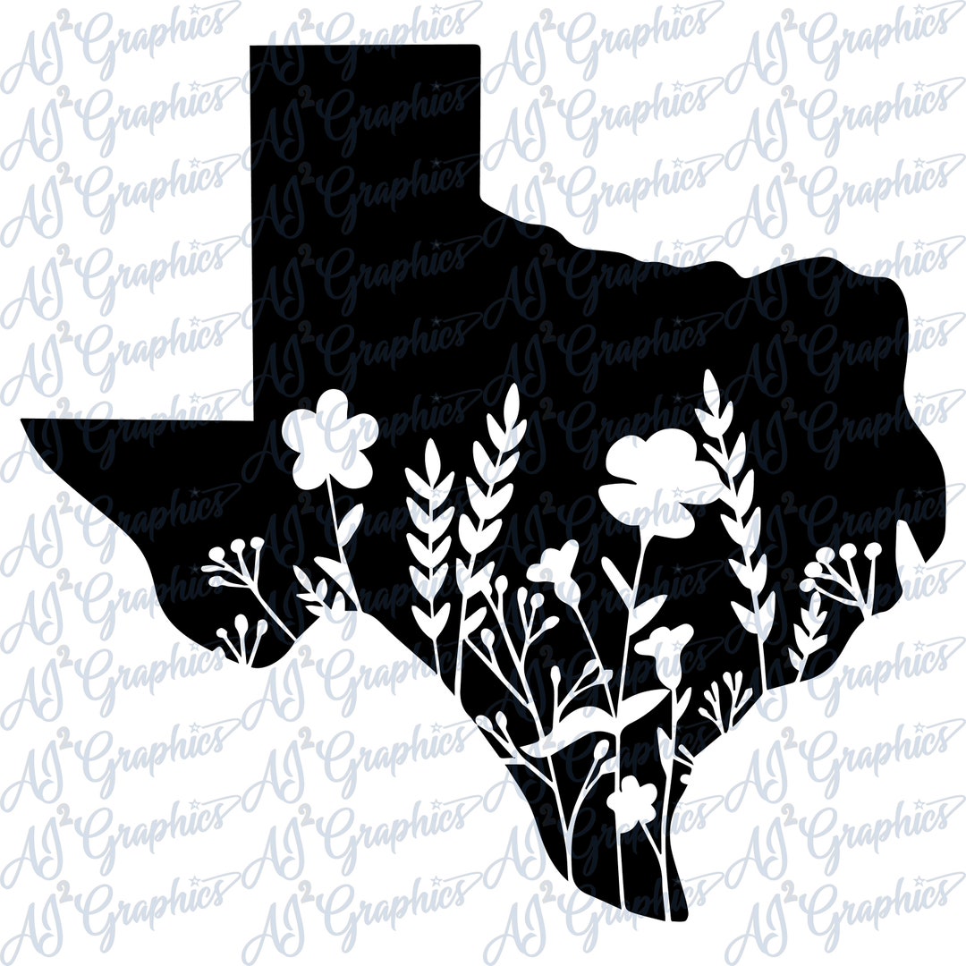 Texas Flowers SVG, PNG, Jpeg - Etsy