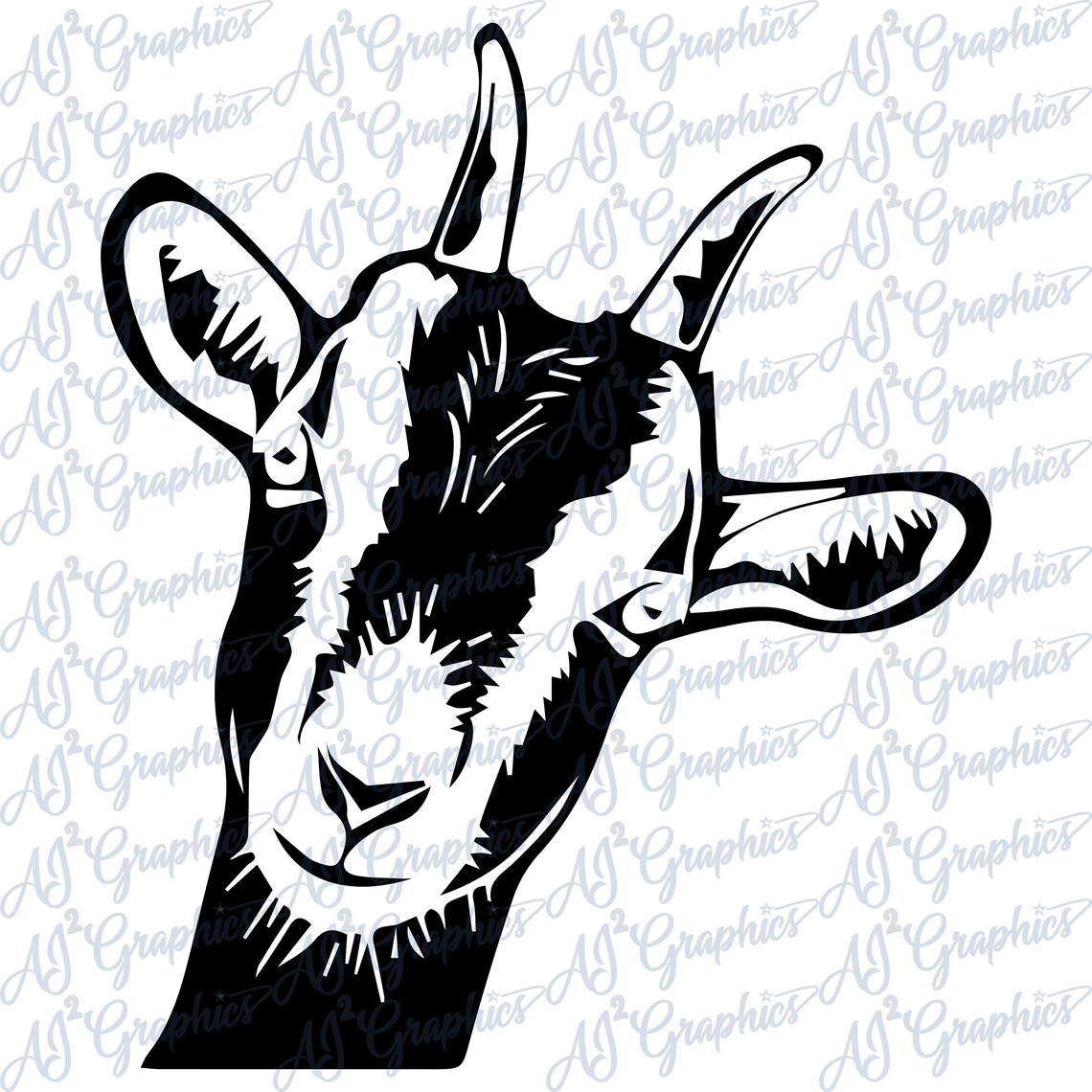 Goat Head Tilt SVG, PNG, Jpeg - Etsy