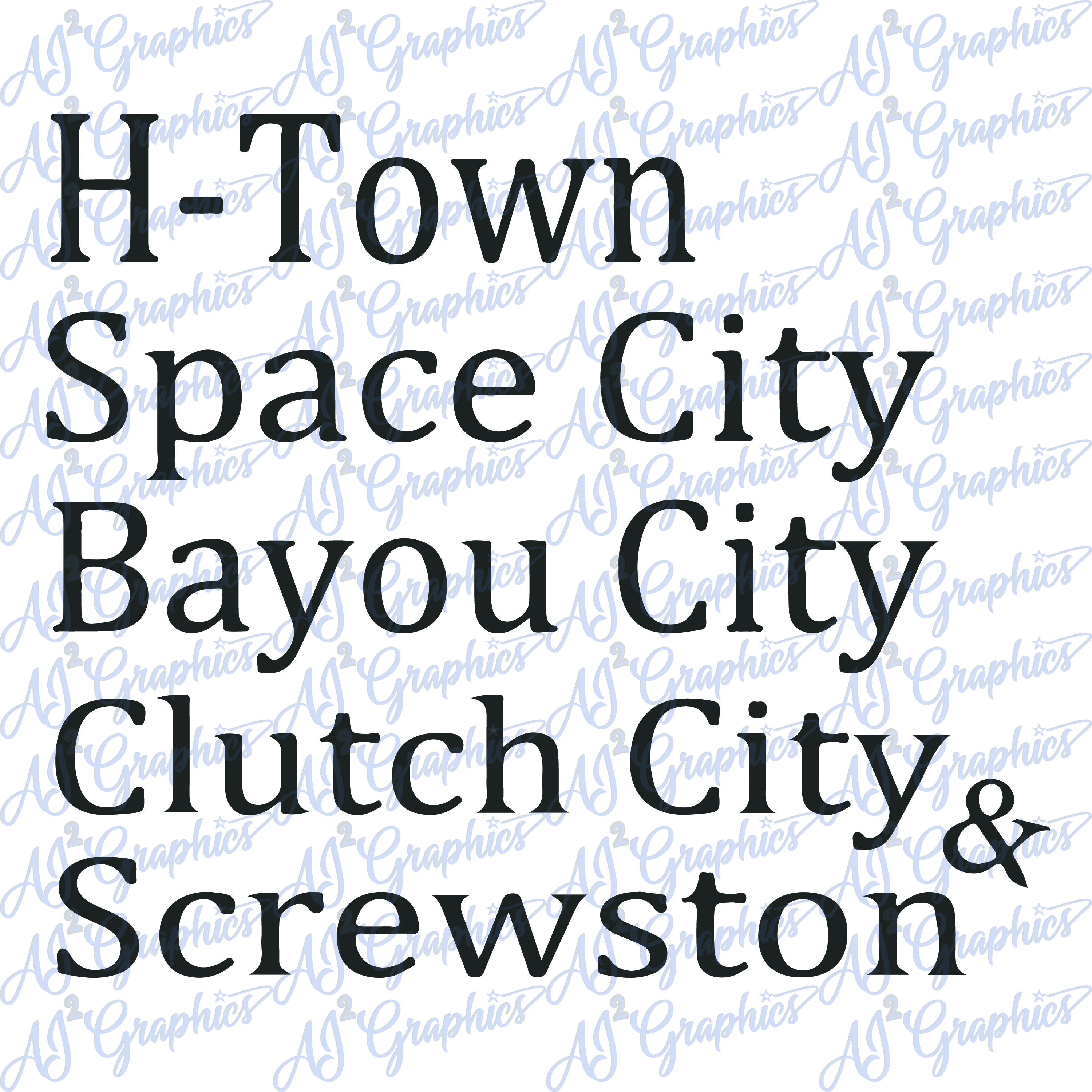 Houston Names SVG, PNG, Jpeg - Etsy