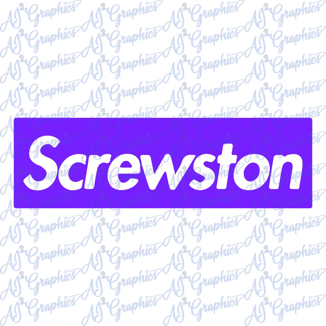 Screwston Purple SVG, PNG, Jpeg - Etsy