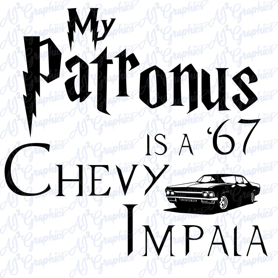 My Patronus is a '67 Impala - Etsy