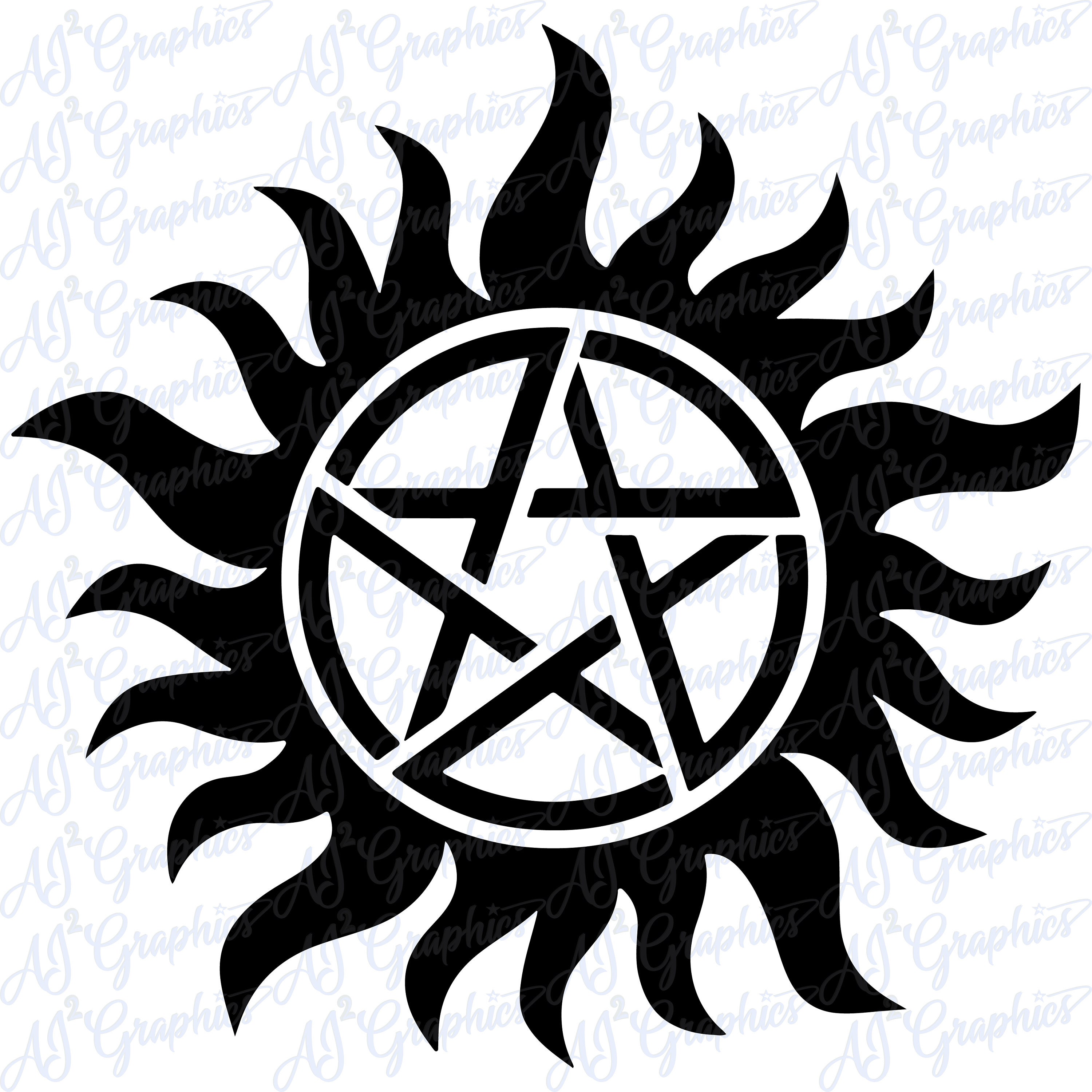 Supernatural Anti Possession Symbol - Etsy