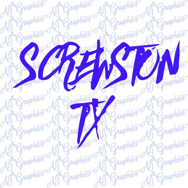 Screwston Svg - Etsy