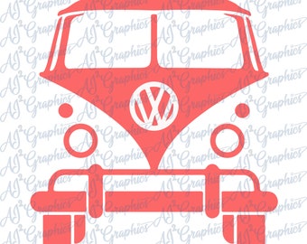 Pink Vw Van Svg - Etsy Singapore