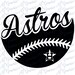 Astros Black & Pink - Etsy