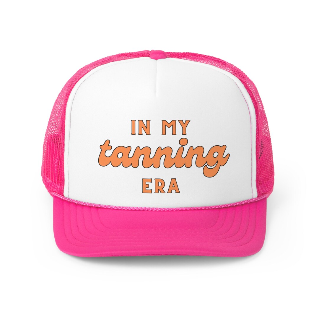 In My Tanning Era Trucker Hat | Funny Women's Trucker Hat | Party Hat | Summer Cap | Sunscreen ...