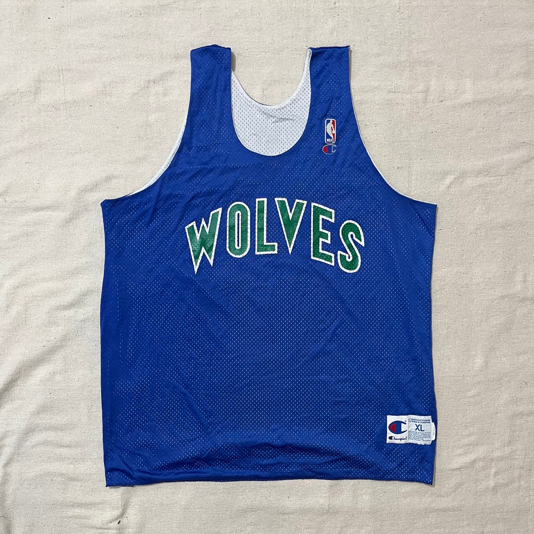 Vintage 90s Champion NBA Minnesota Timberwolves Reversible - Etsy