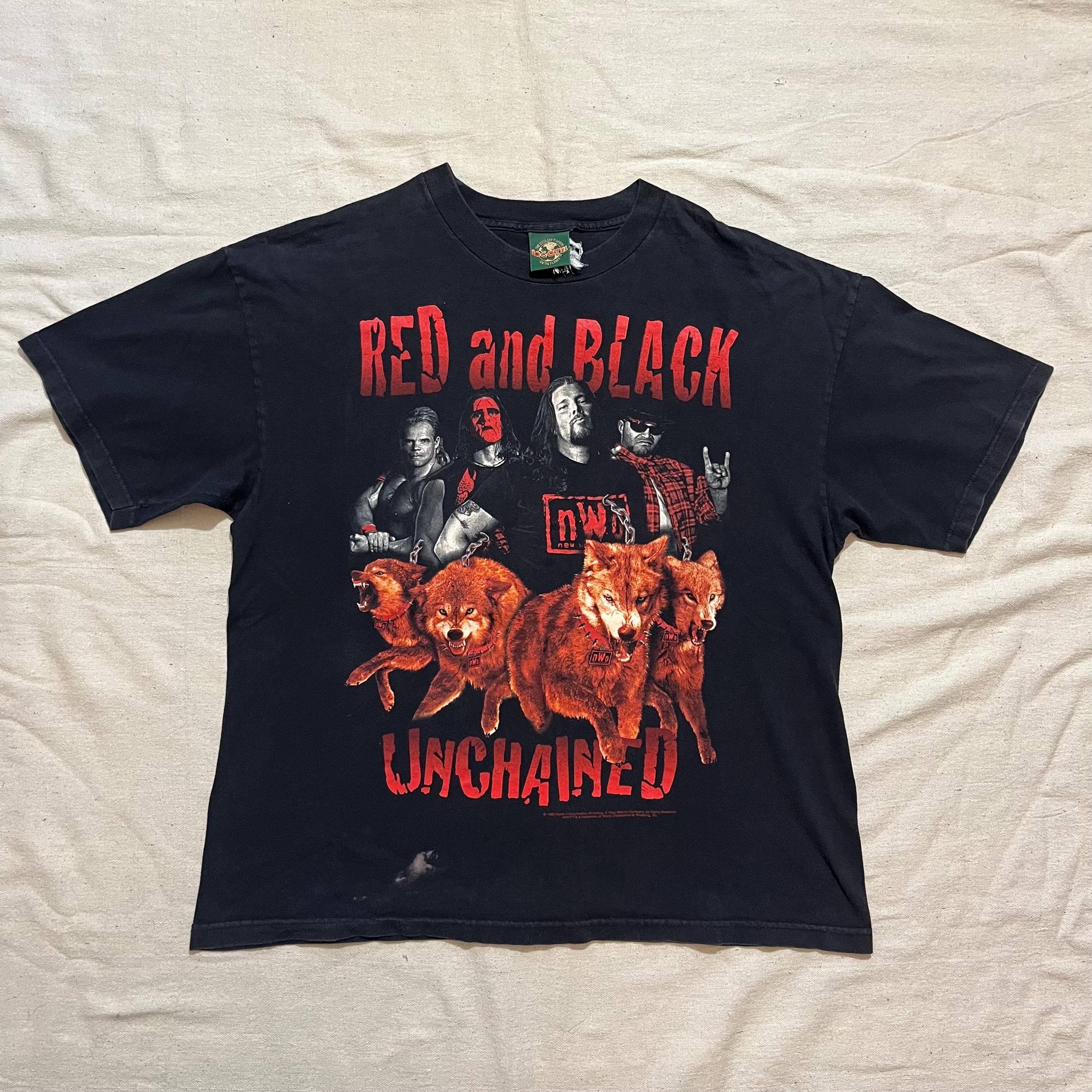 Vintage 90s WCW NWO Wrestling Wolf Pack Unchained Sting Diesel Kevin ...