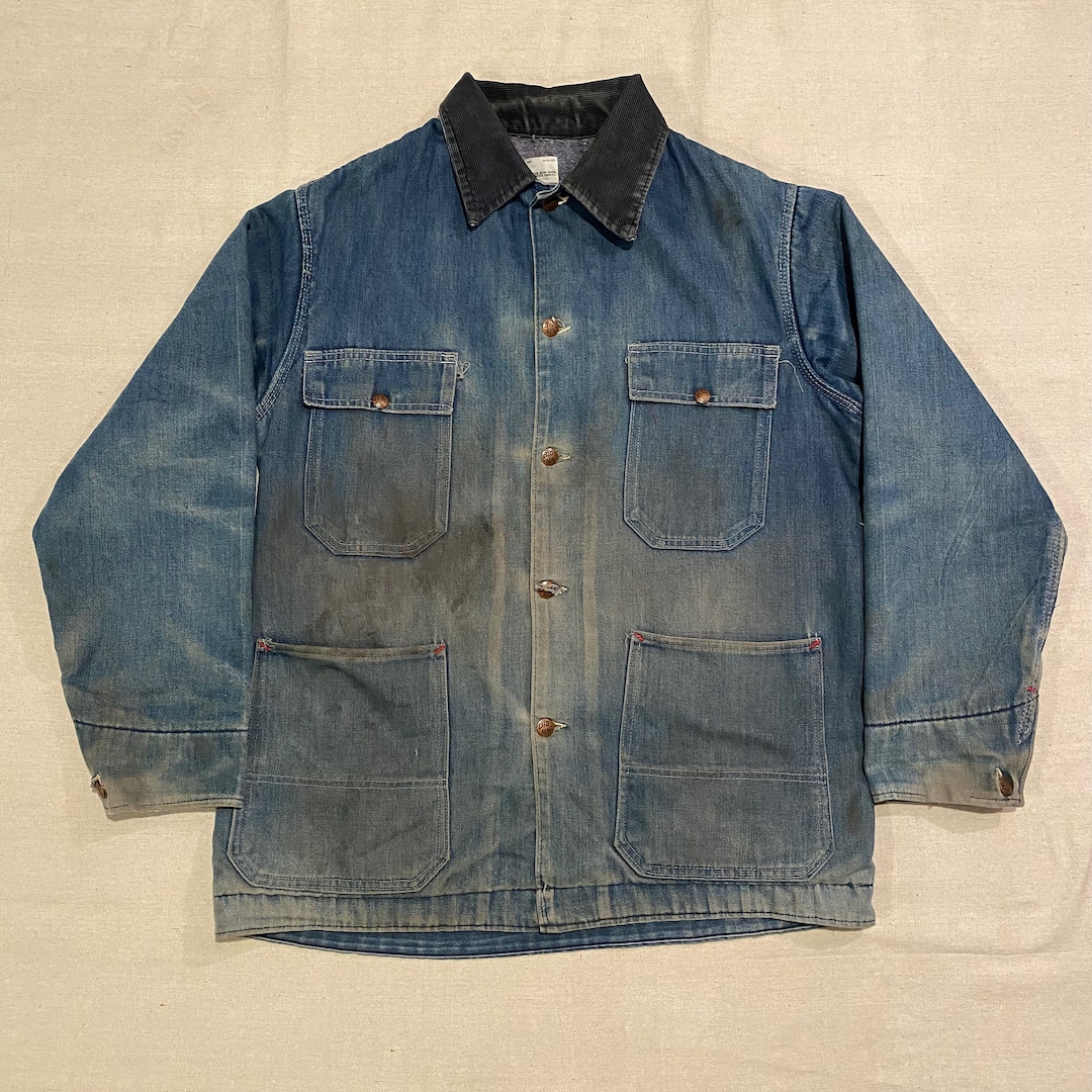 Vintage 70s Big Mac JC Penney Denim Chore Coat Jacket Large/xl - Etsy